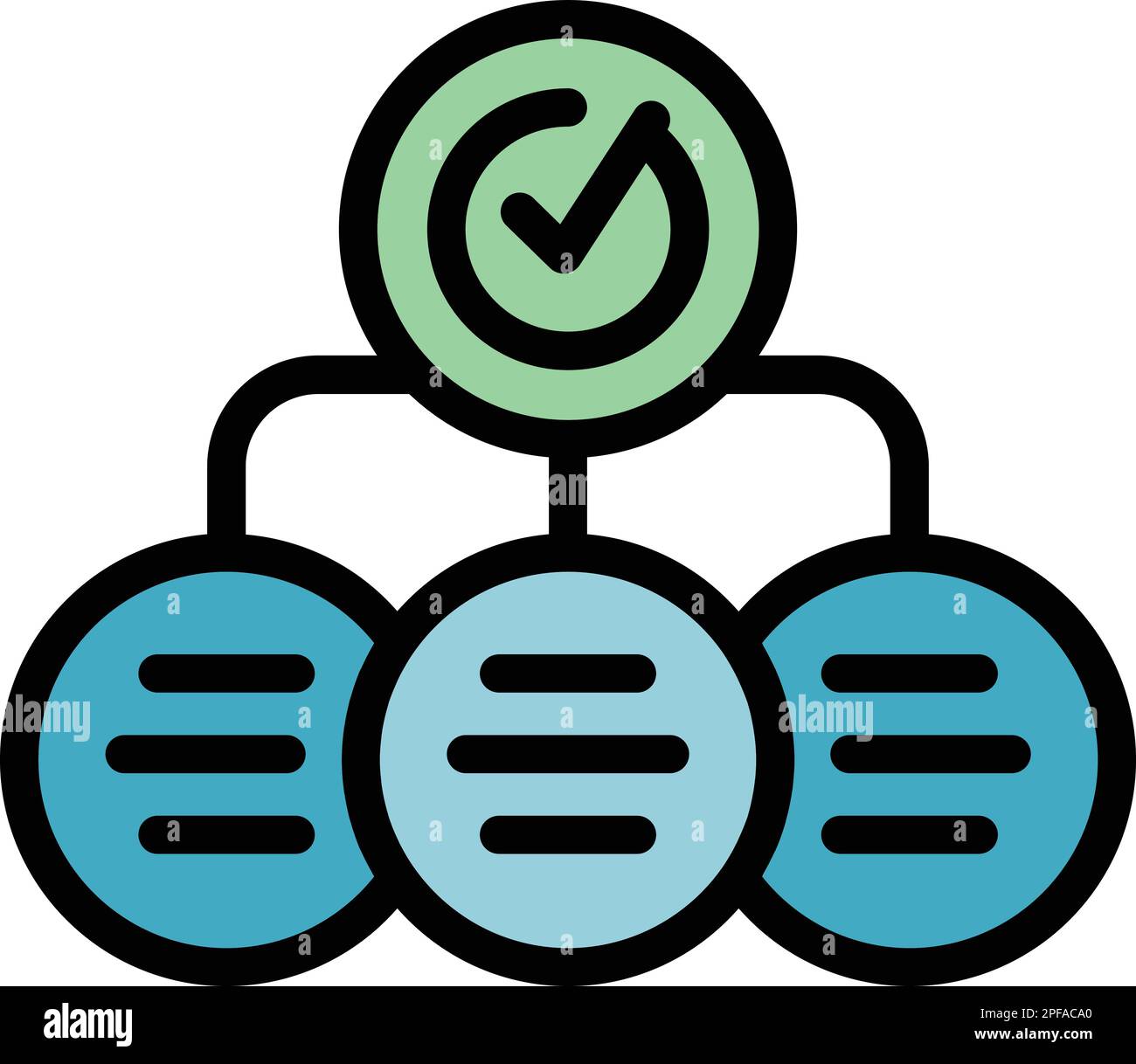 Sales scheme icon. Outline Sales scheme vector icon for web design ...