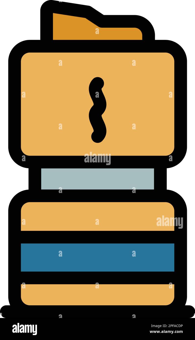 Heat thermo cup icon. Outline heat thermo cup vector icon for web ...