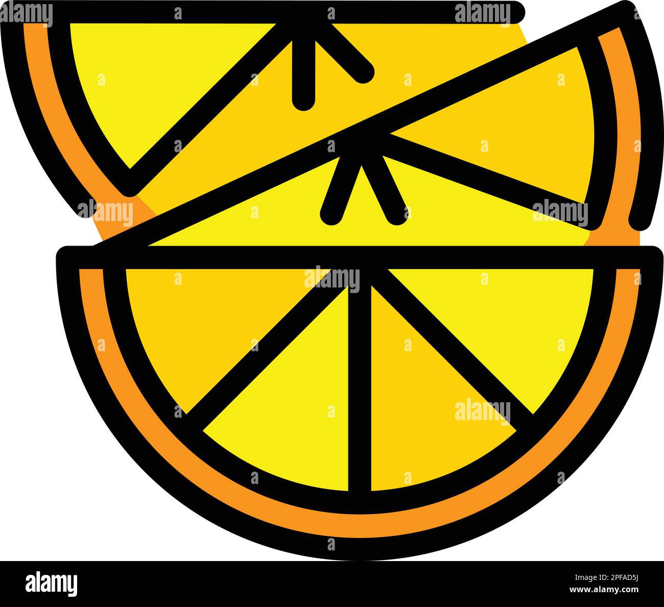 Citrus lemon icon. Outline citrus lemon vector icon for web design ...