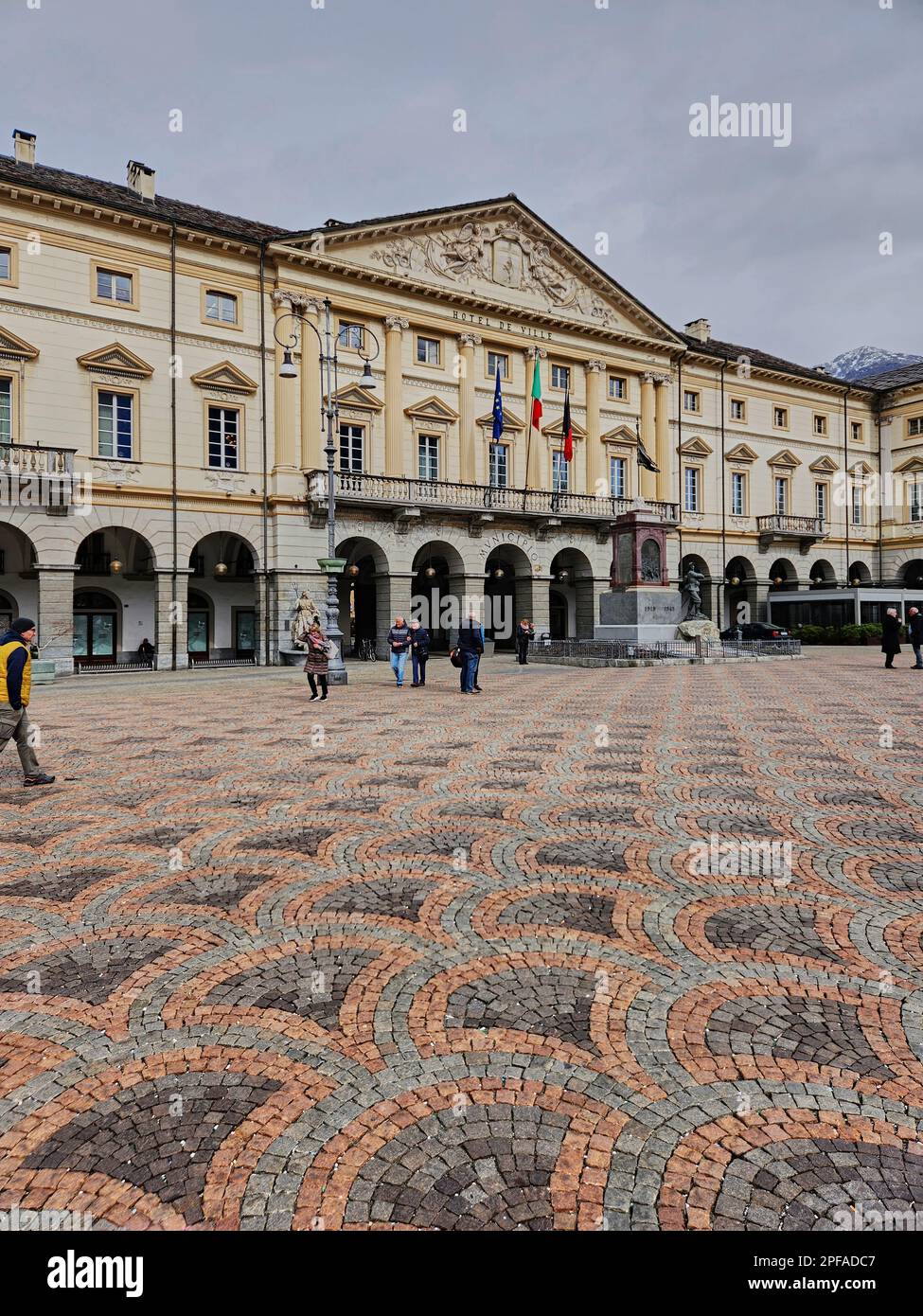 Aosta Italy roman town Stock Photo - Alamy