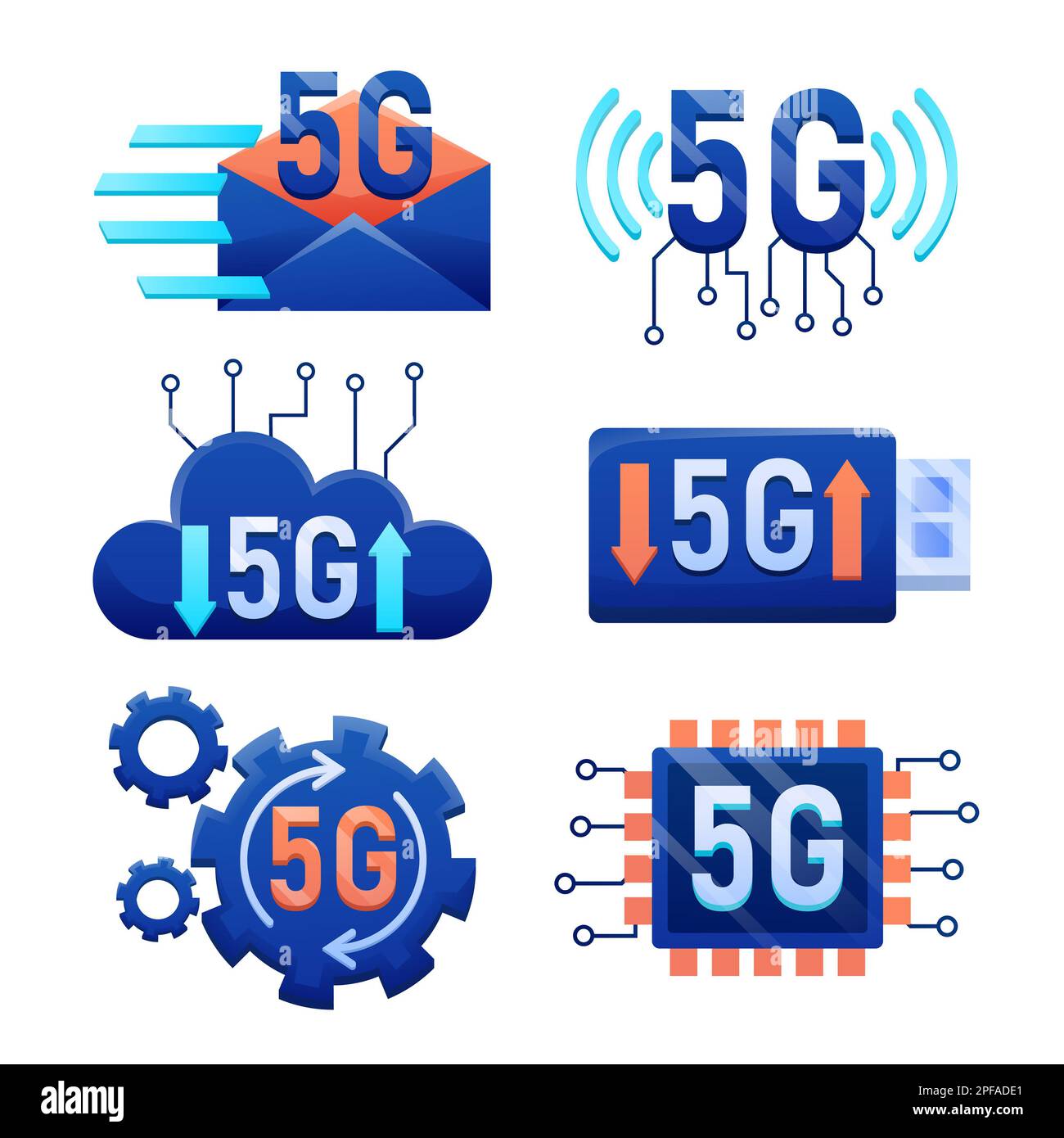 Vector concept 5g network hi-res stock photography and images - Alamy
