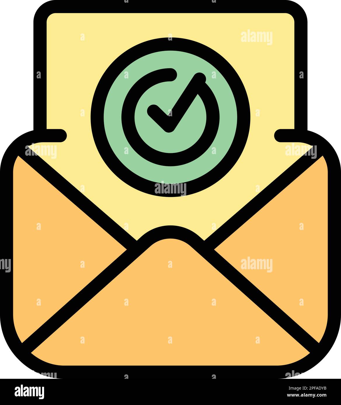 Manager email icon. Outline Manager email vector icon for web design ...