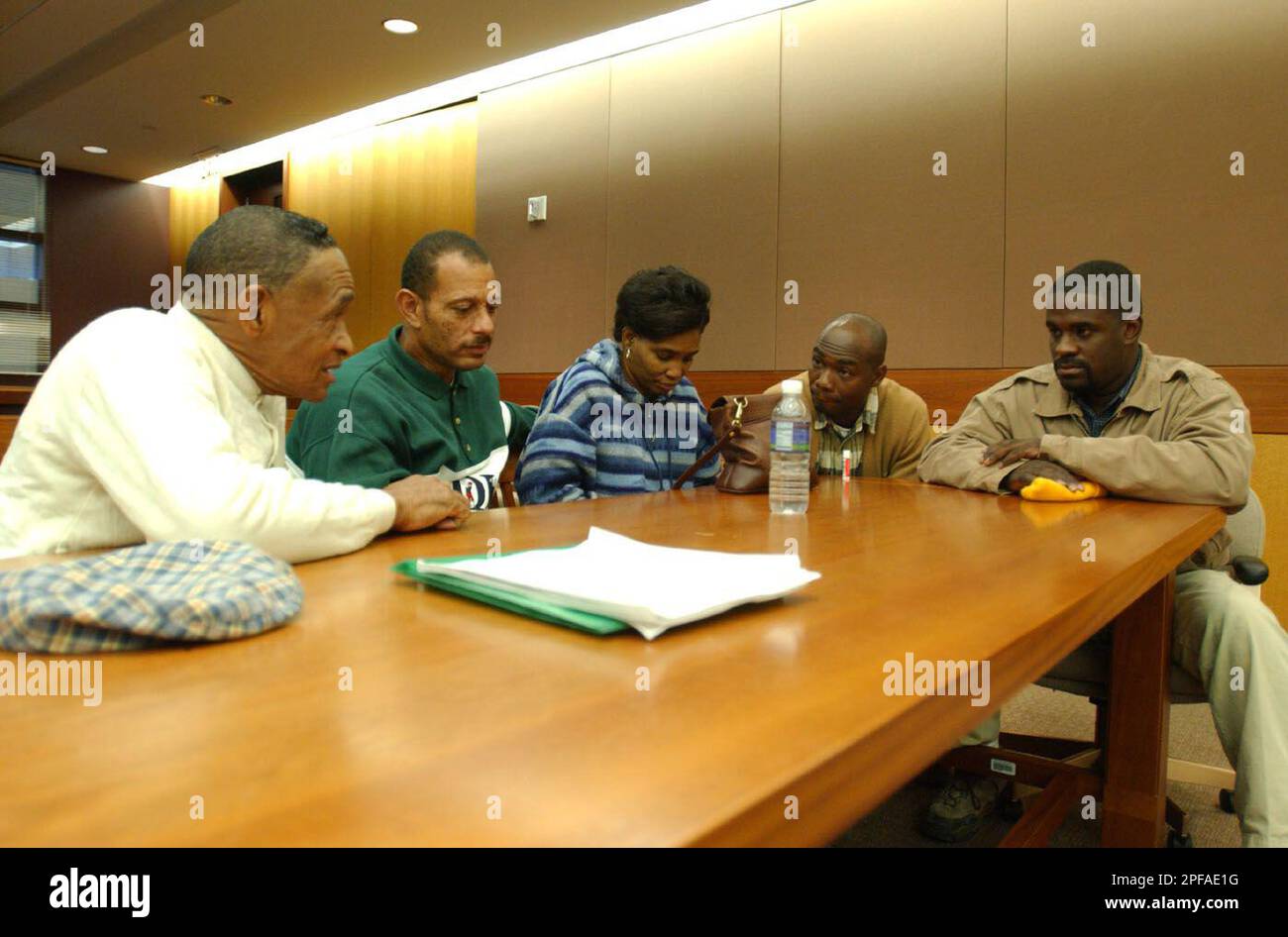 House of Prayer church members from left, the Rev. Arthur Allen Jr ...
