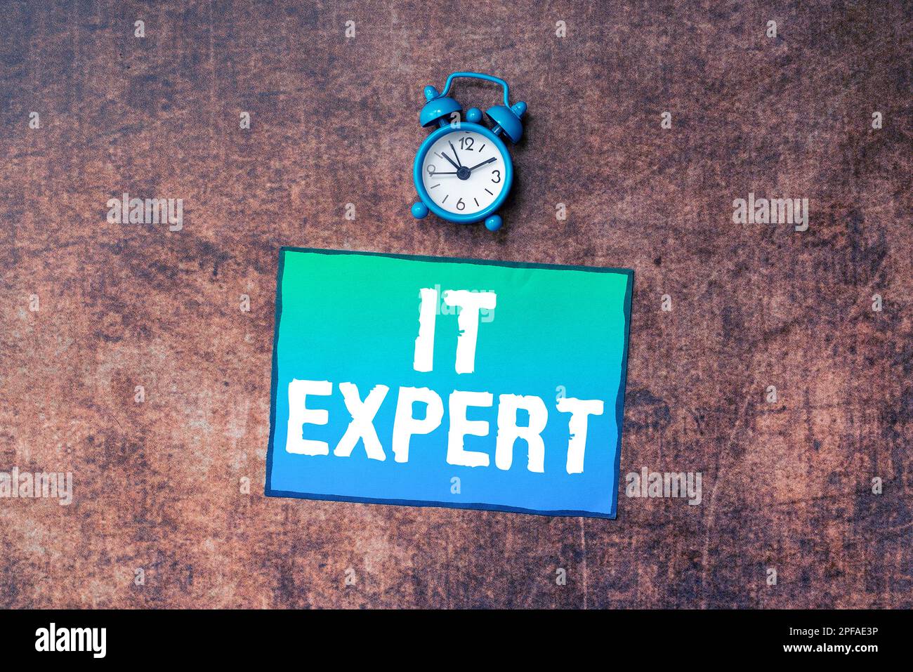 Conceptual caption It Expert. Word Written on person with a high level ...