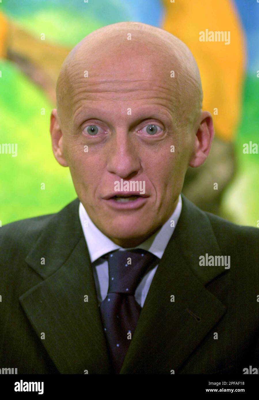 World famous Italian soccer referee Pierluigi Collina talks to the ...