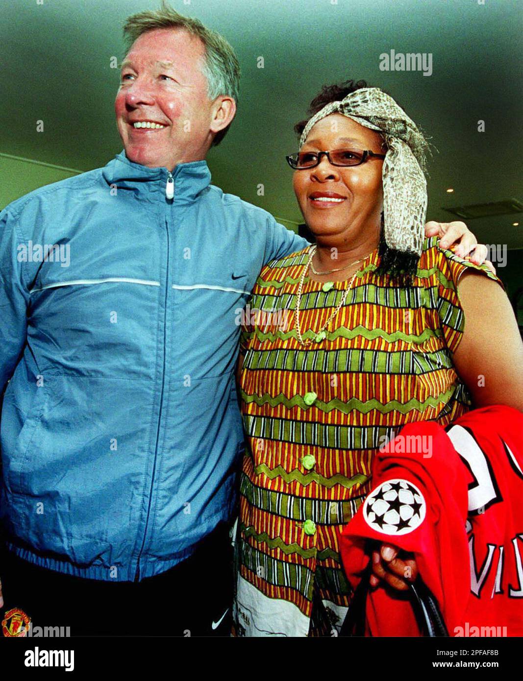 Sir Alex Ferguson meets Hilda Fortune mother of South African soccer ...