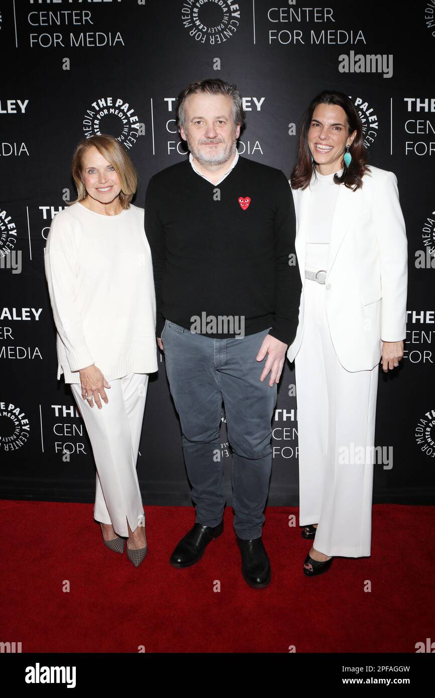 New York, United States. 16th Mar, 2023. Katie Couric, Emmanuel André ...