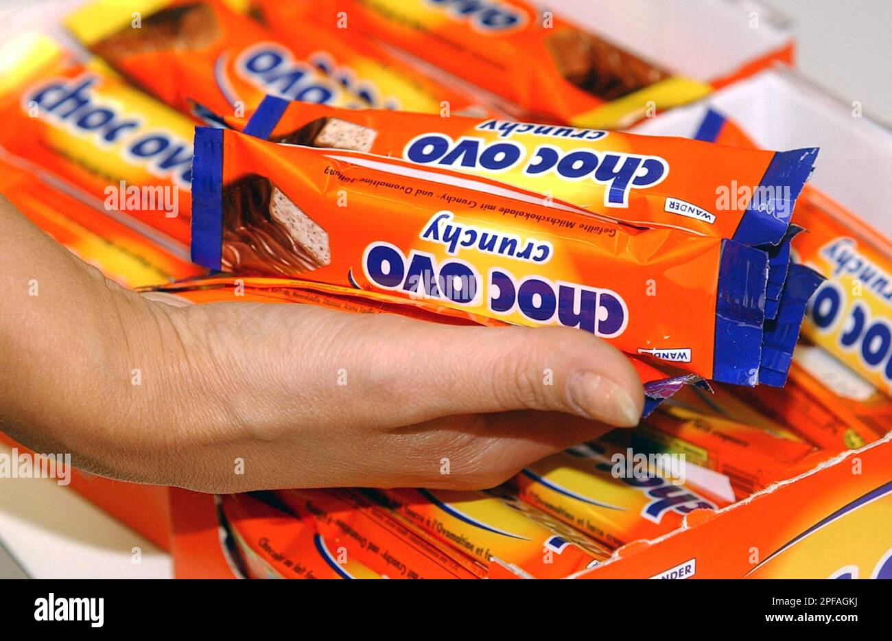 ** FILE ** Choc Ovo bars are seen in this Aug. 13, 2002 file picture ...