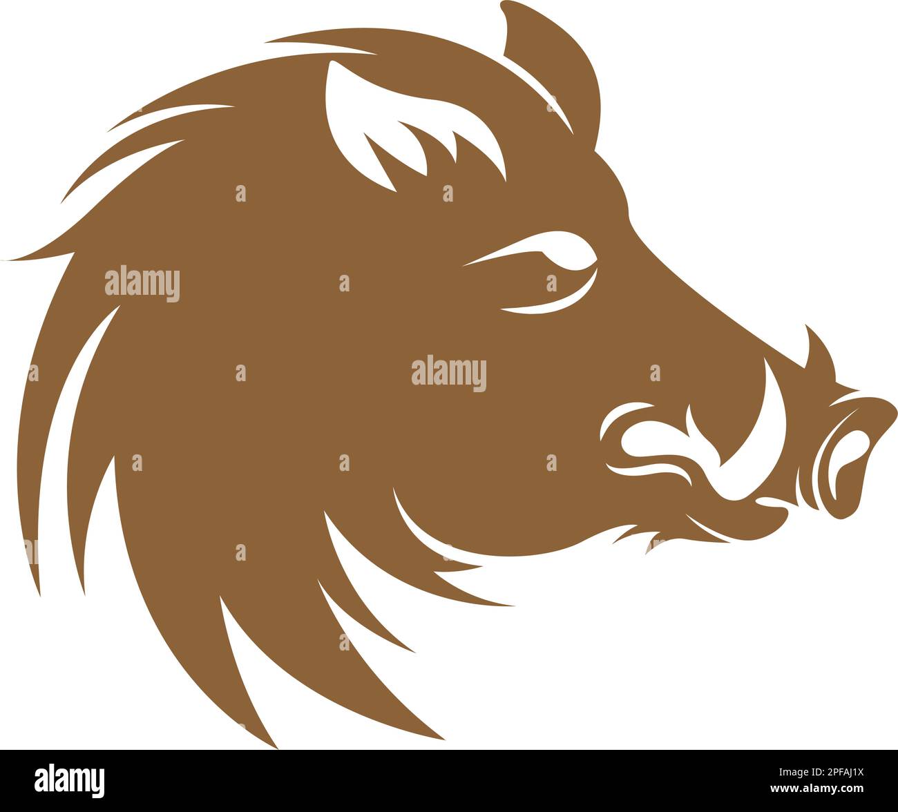 Wild Boar logo icon design illustration Stock Vector Image & Art - Alamy