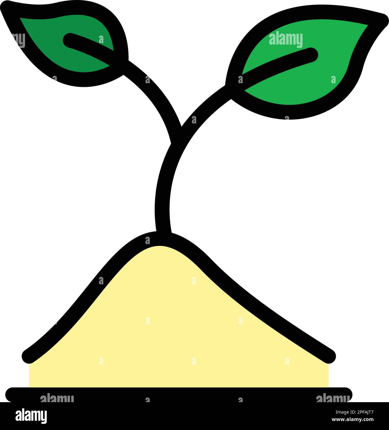 Growth value icon. Outline growth value vector icon for web design ...