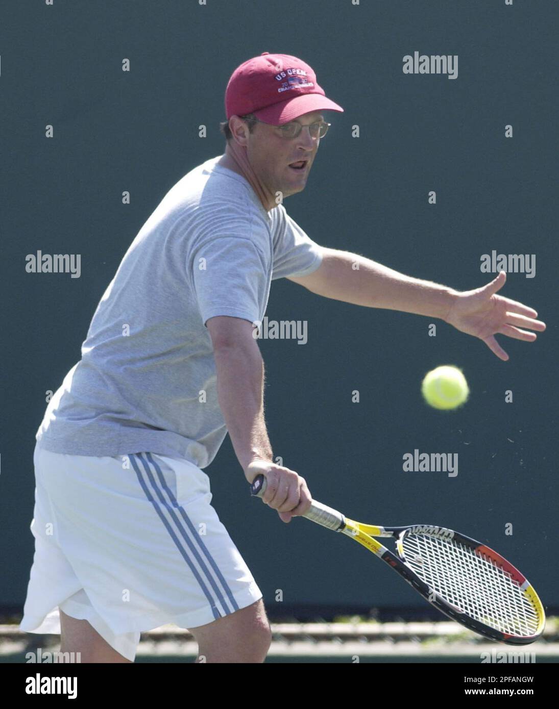 Actor Matthew Perry competes in the Beverly Hills Country Club Charity ...