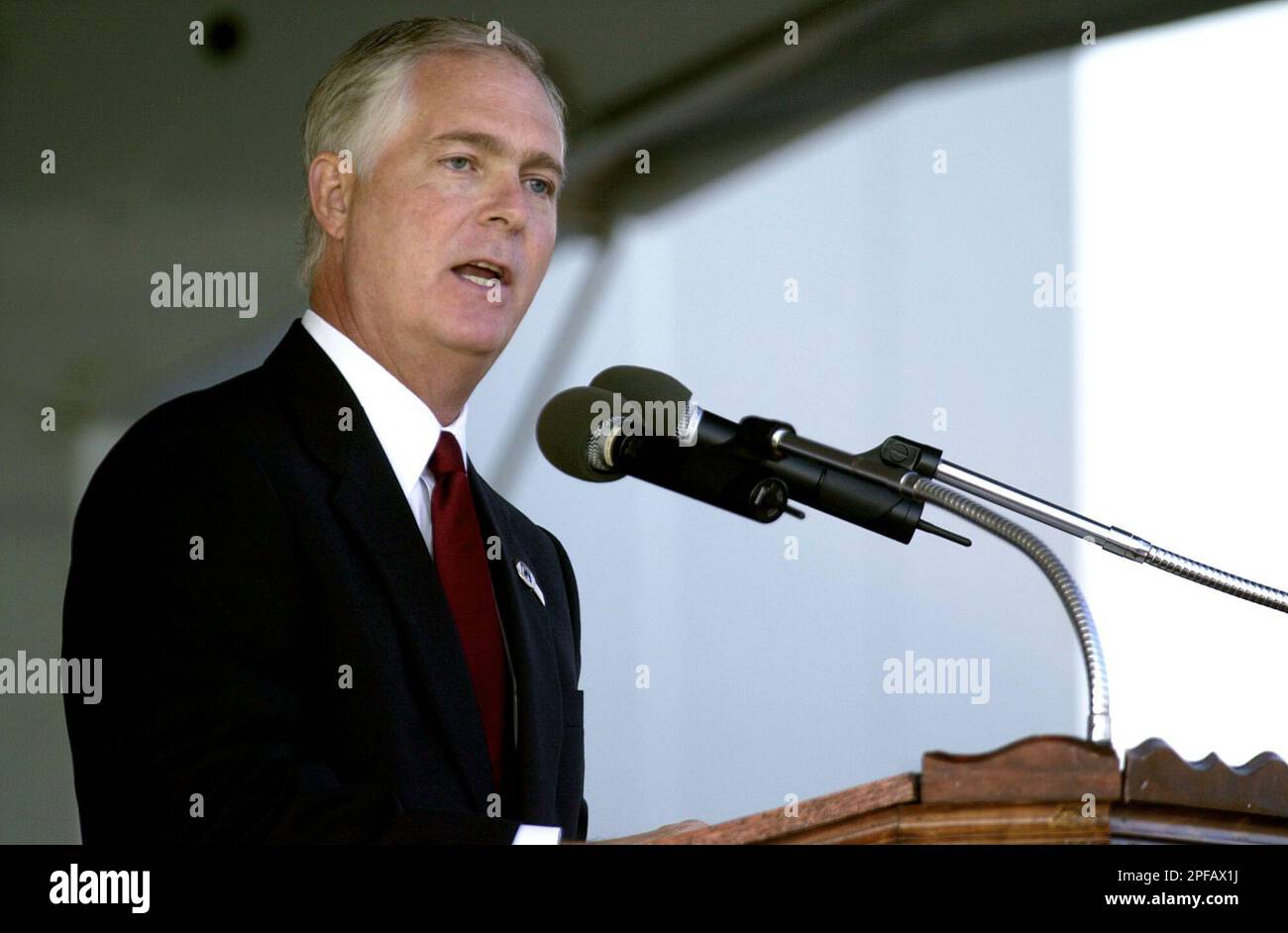 North Carolina Gov. Mike Easley delivers the keynote address Wednesday ...