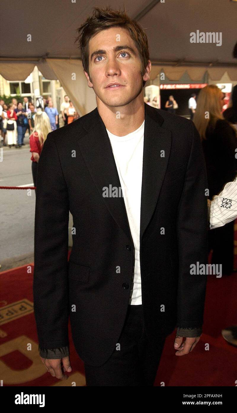 Actor Jake Gyllenhaal arrives at the Moonlight Mile premiere during the ...