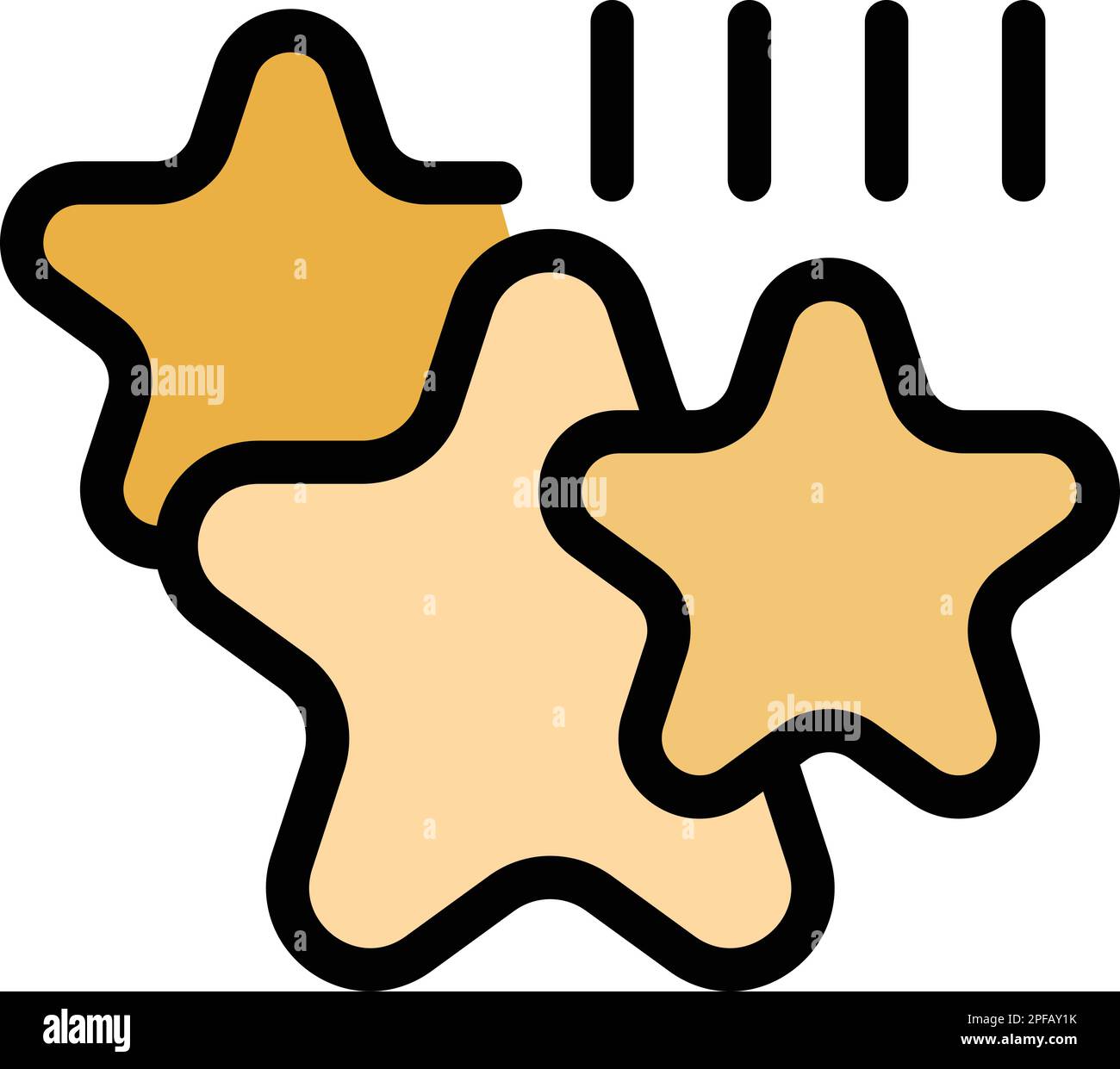 Ranking stars icon. Outline Ranking stars vector icon for web design ... Ranking stars icon. Outline Ranking stars vector icon for web design ...