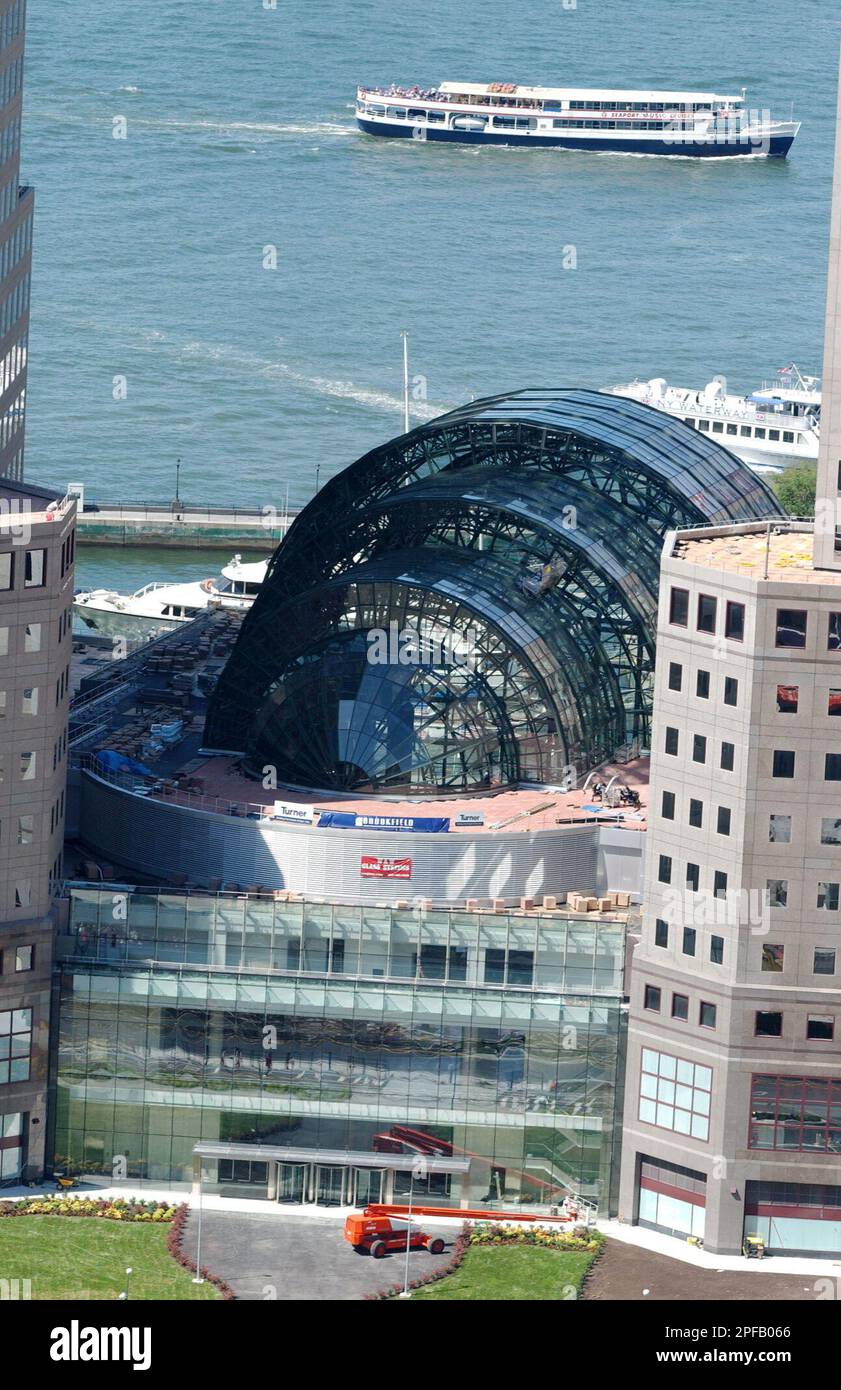 The Winter Garden atrium, located in the World Financial Center, is ...