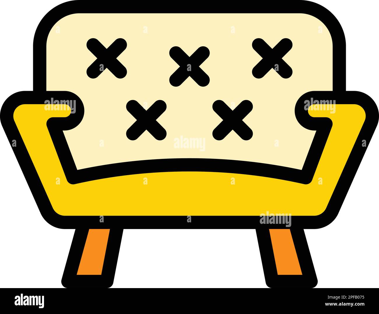 Lounge area icon. Outline lounge area vector icon for web design ...