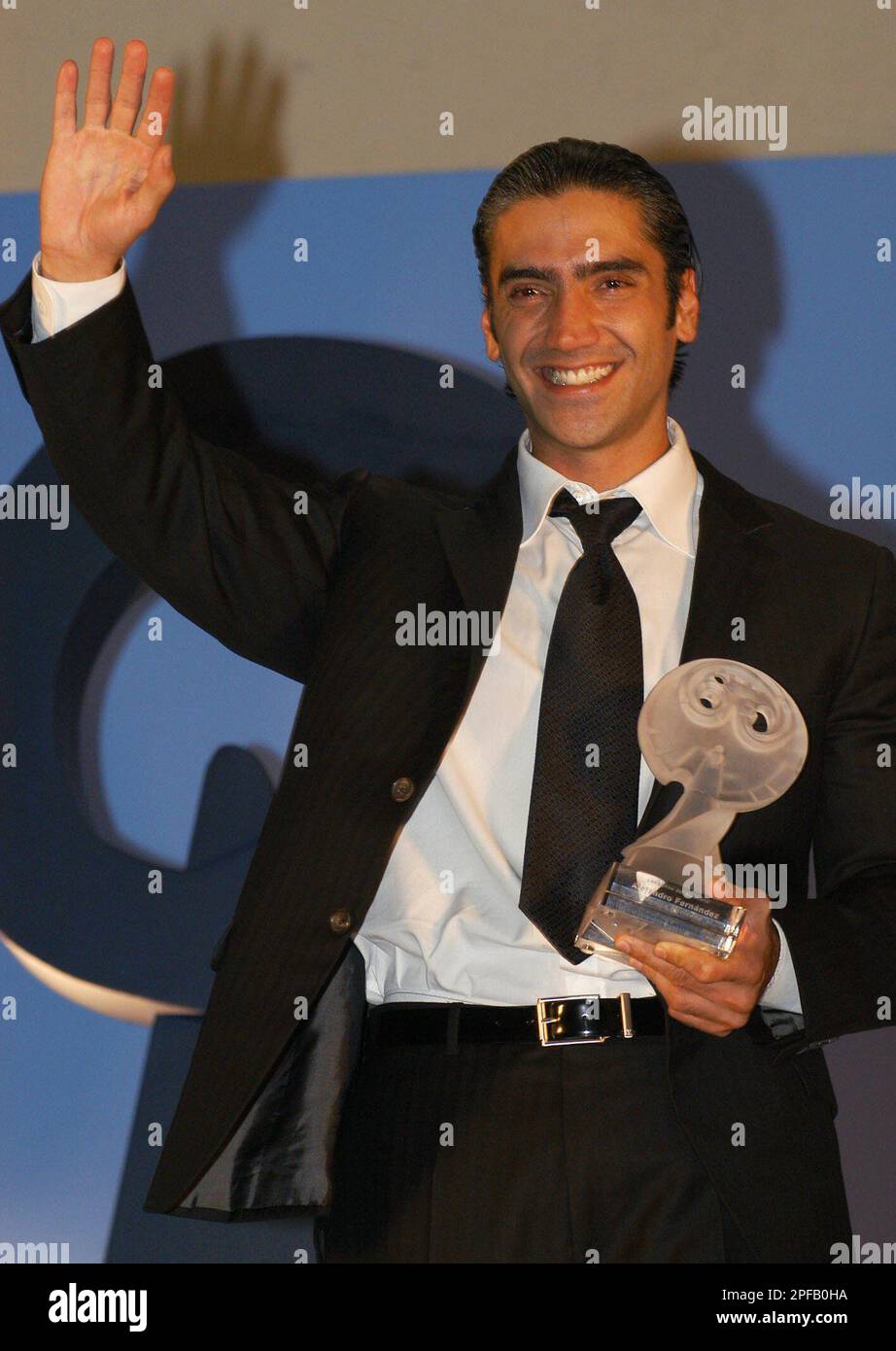 Mexican ranchero singer Alejandro Fernandez poses during a photo shoot ...