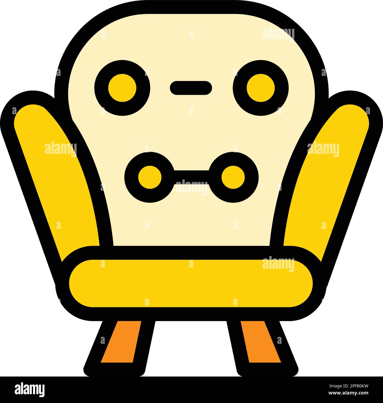 Lounge rest icon. Outline lounge rest vector icon for web design ...