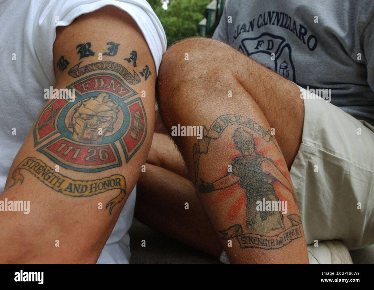 Military Firefighter Tattoos