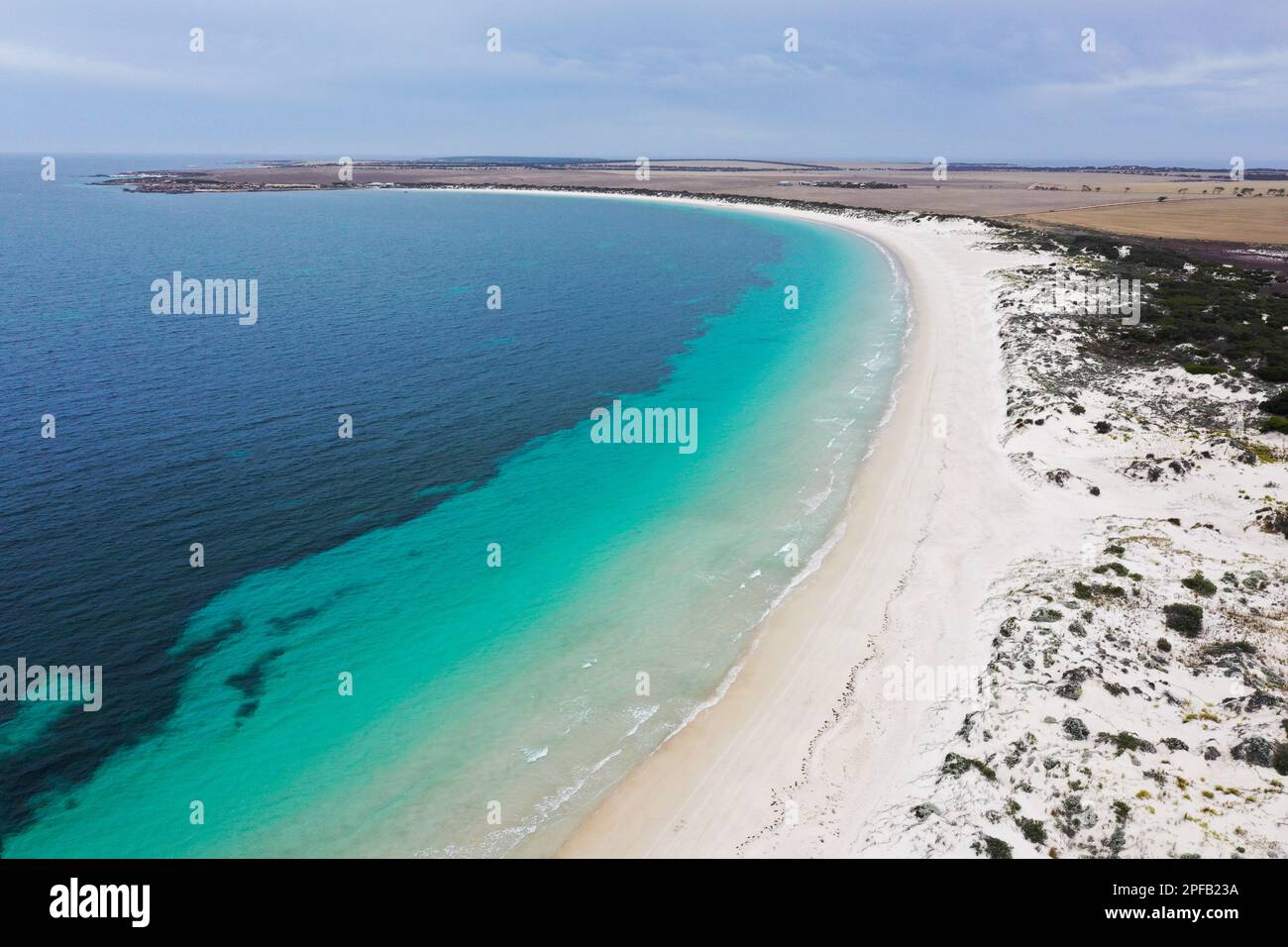 Thuruna Beach. Pristine coastline near Tumby Bay. Eyre Peninsula. South ...