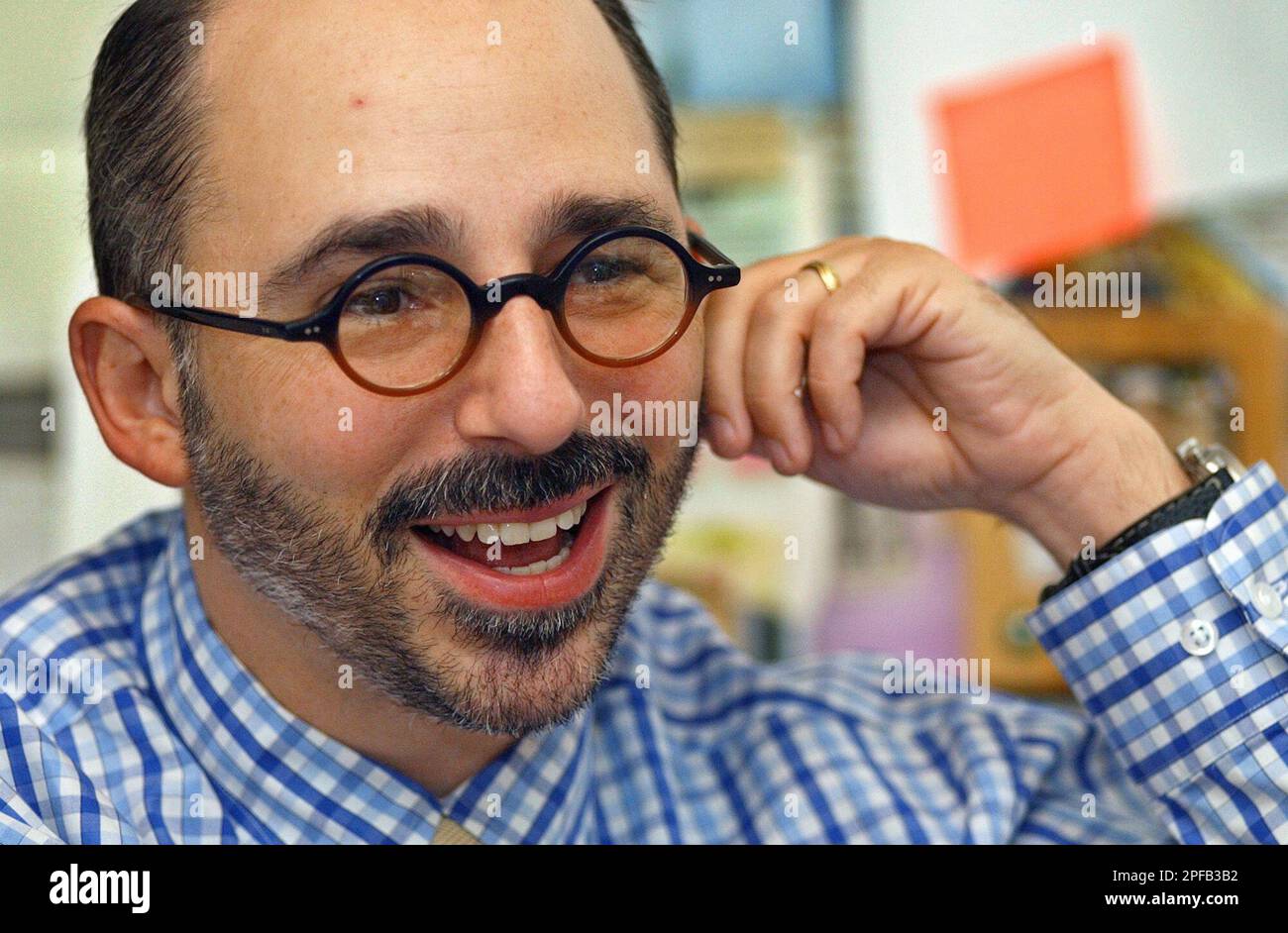 Documentary film director Steve Rosenbaum smiles during an interview ...