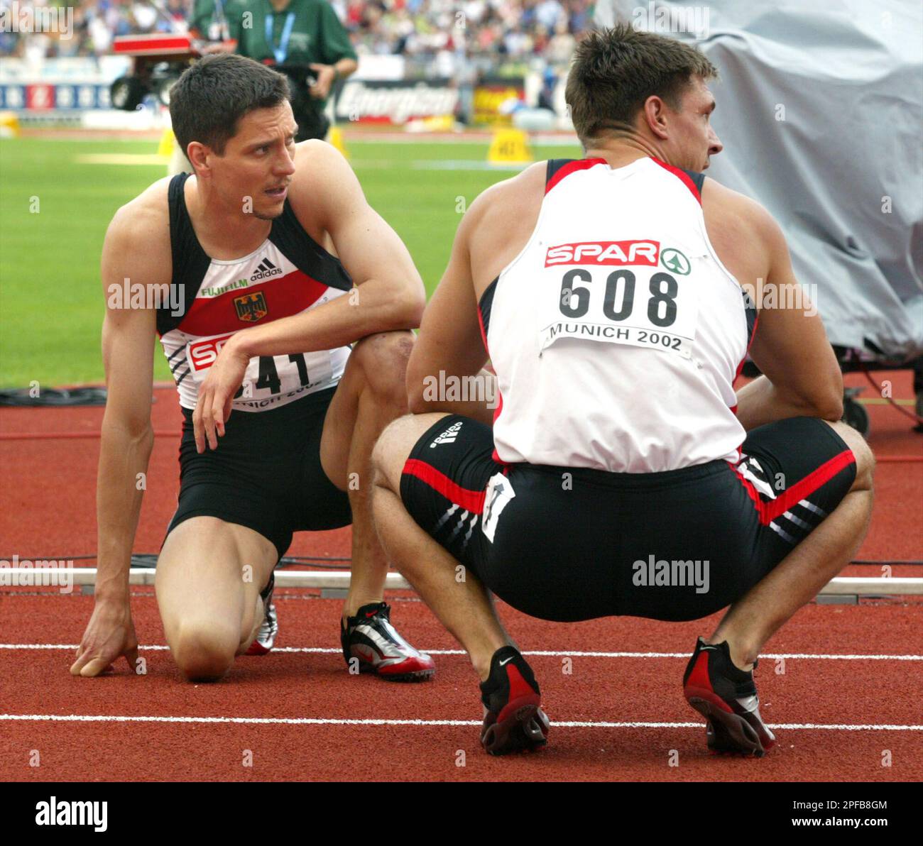 Germany's Florian Schwarthoff, left, who finished fourth and Mike ...