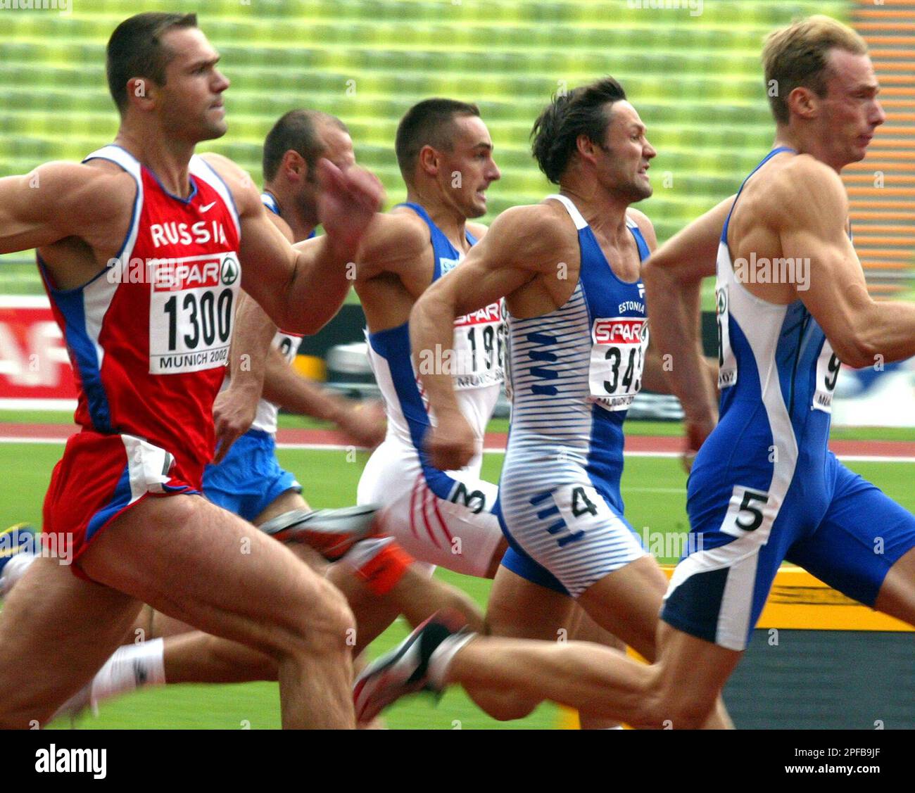 Russian Lev Lobodin, Czech Roman Sebrle, Estonian Erki Nool and Italian ...