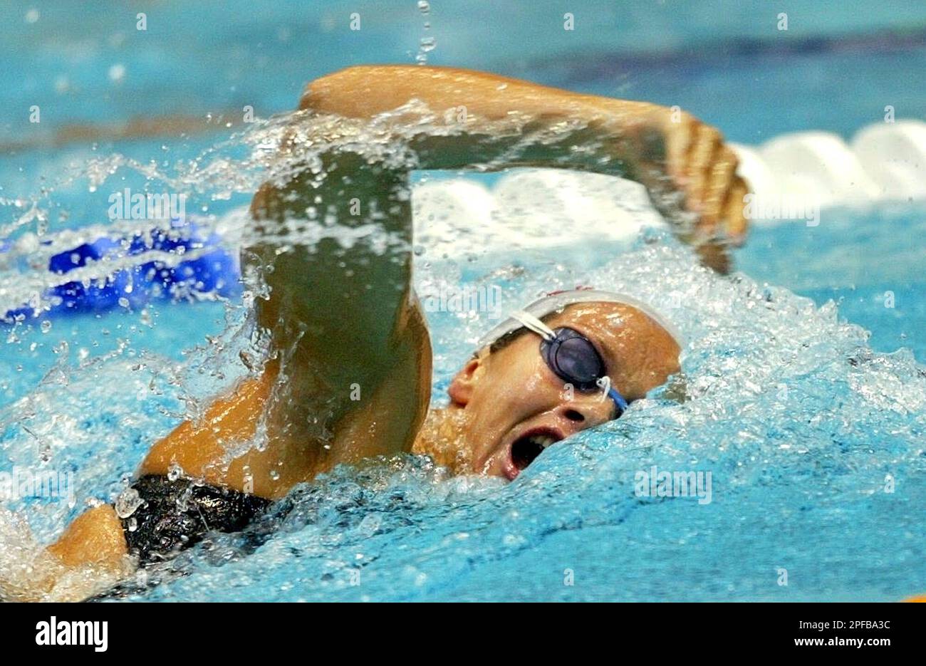 Italian swimmer Cecilia Vianini swims during her 200 metre free style ...