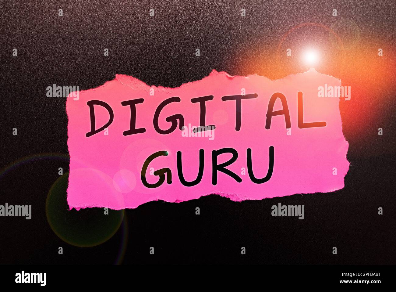 Handwriting text Digital Guru. Business approach teacher and ...