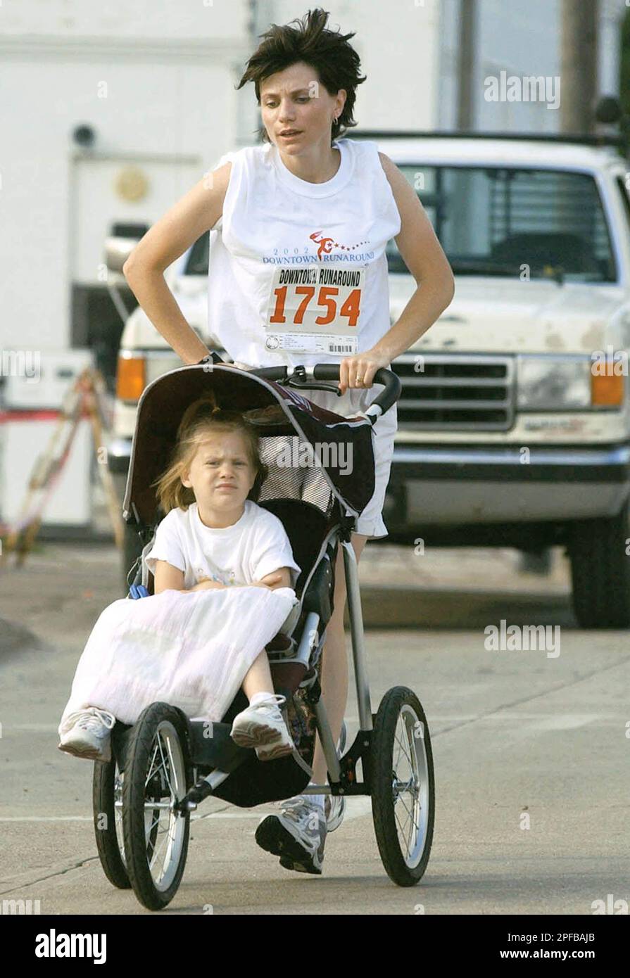 Kim Wielgus (1754) pushes her five-year-old daughter, Elizabeth, in a ...
