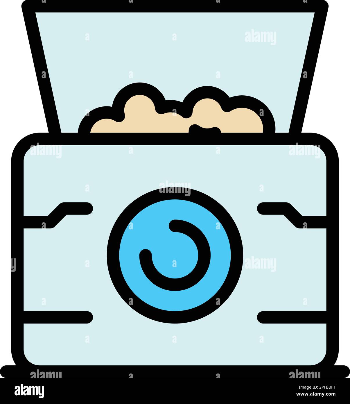 Popcorn box icon. Outline popcorn box vector icon for web design ...