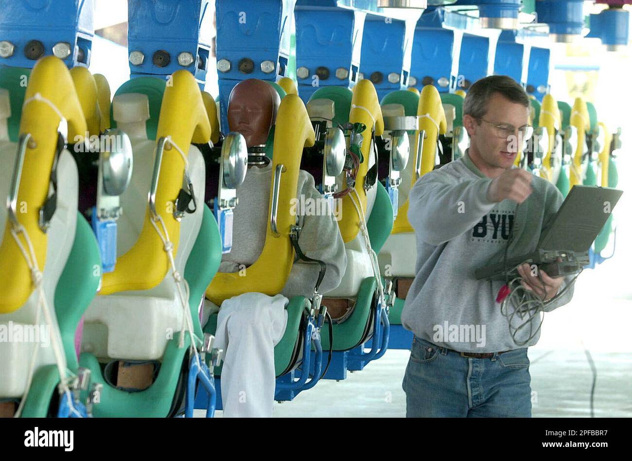 ** ADVANCE FOR WEEKEND EDITIONS, JUNE 1-3 **Chuck Monson checks his ...