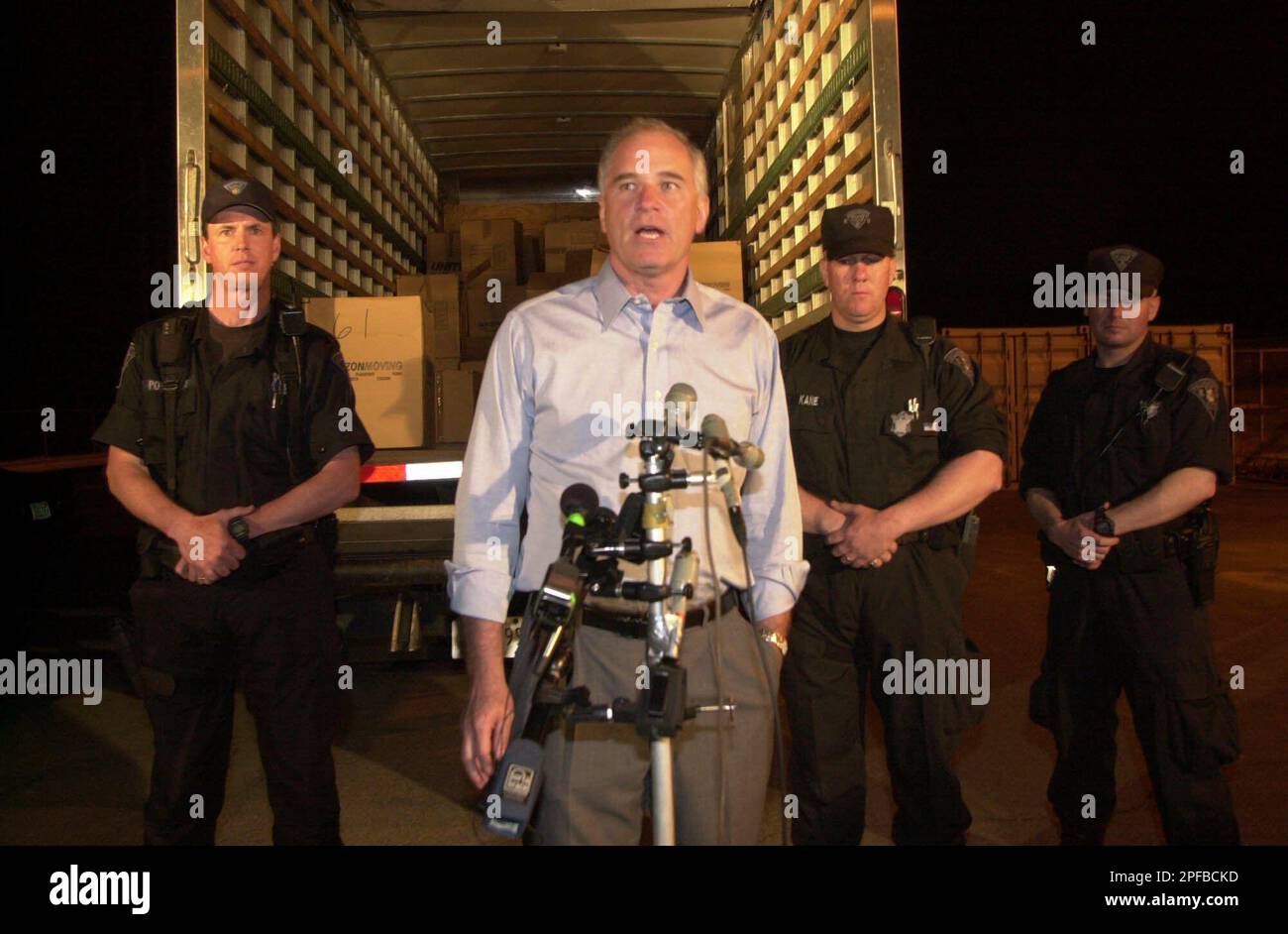 Norfolk County District Attorney William Keating holds a news ...