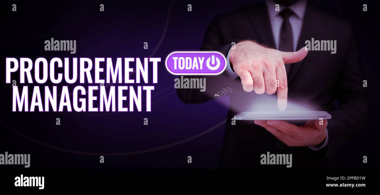 Text showing inspiration Procurement Management. Business concept ... Text showing inspiration Procurement Management. Business concept ...