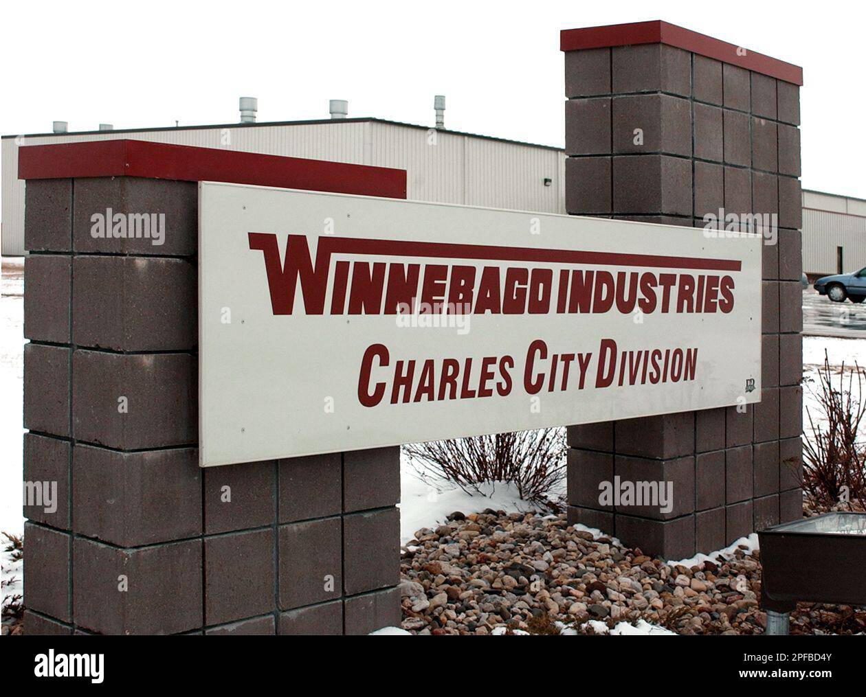 The Winnebago plant in Charles City, Iowa, is shown, Monday April 1 ...