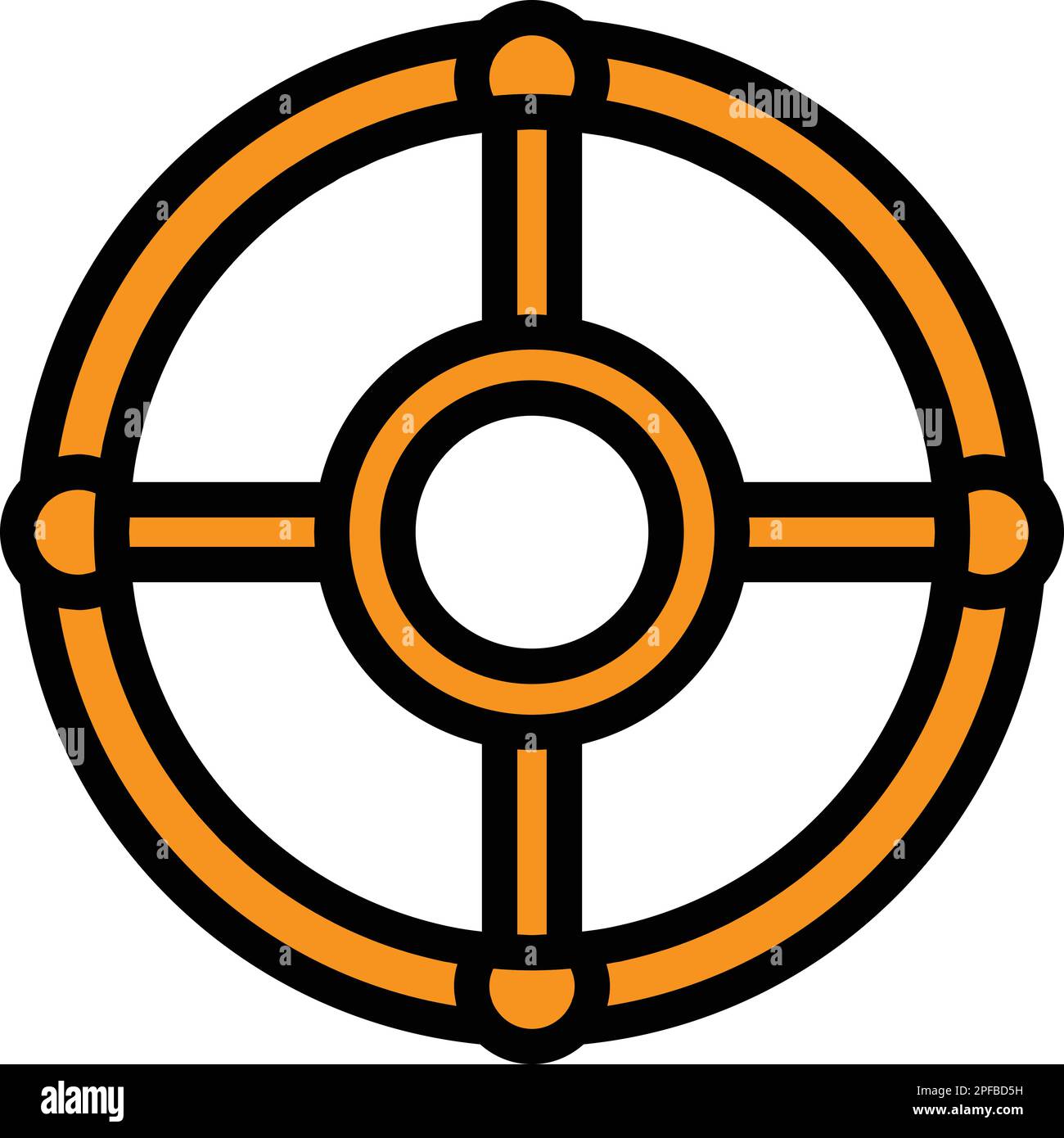 Swimming tool icon. Outline Swimming tool vector icon for web design ...