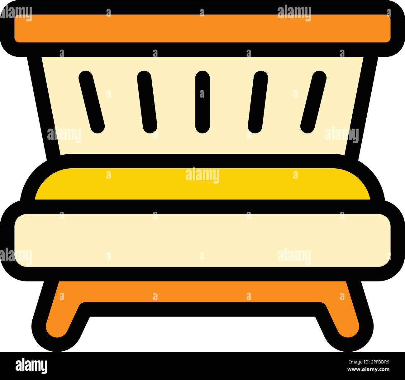 Lounge room icon. Outline lounge room vector icon for web design ...