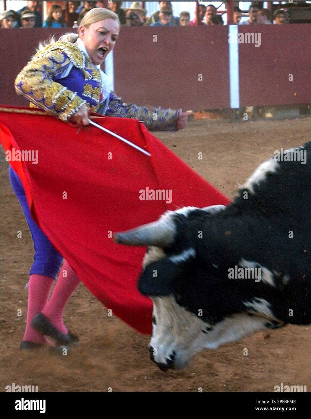 Raquel Martinez, the first professional female bullfighter, who became ...