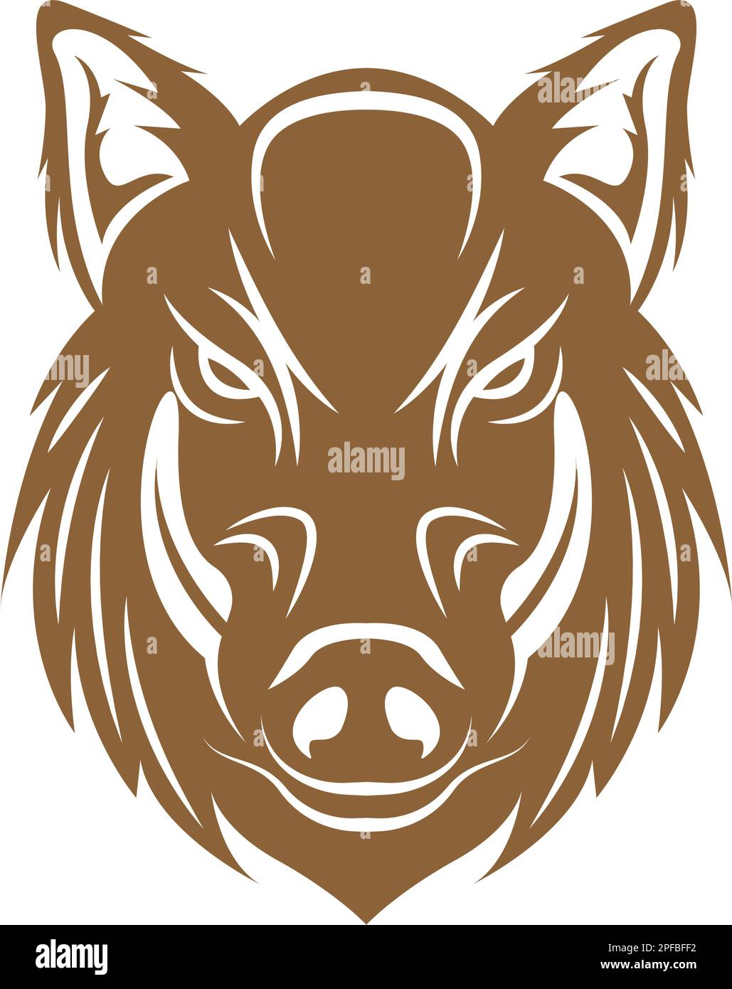 Wild Boar logo icon design illustration Stock Vector Image & Art - Alamy