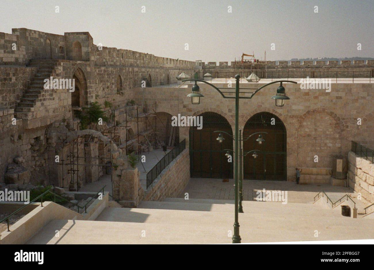 The gates to the underground structure known to Jews as Solomon's ...