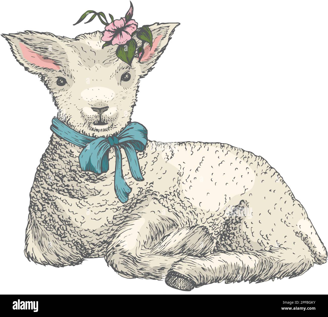 Bunch of sheep Stock Vector Images - Alamy