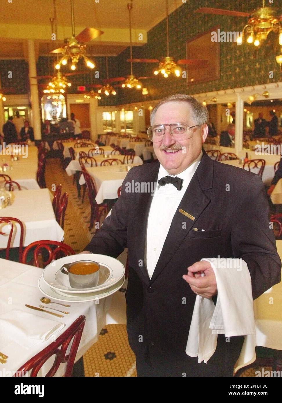 FOR USE WITH AP WEEKLY FEATURES ONLY -- John Fontenot, a waiter at ...