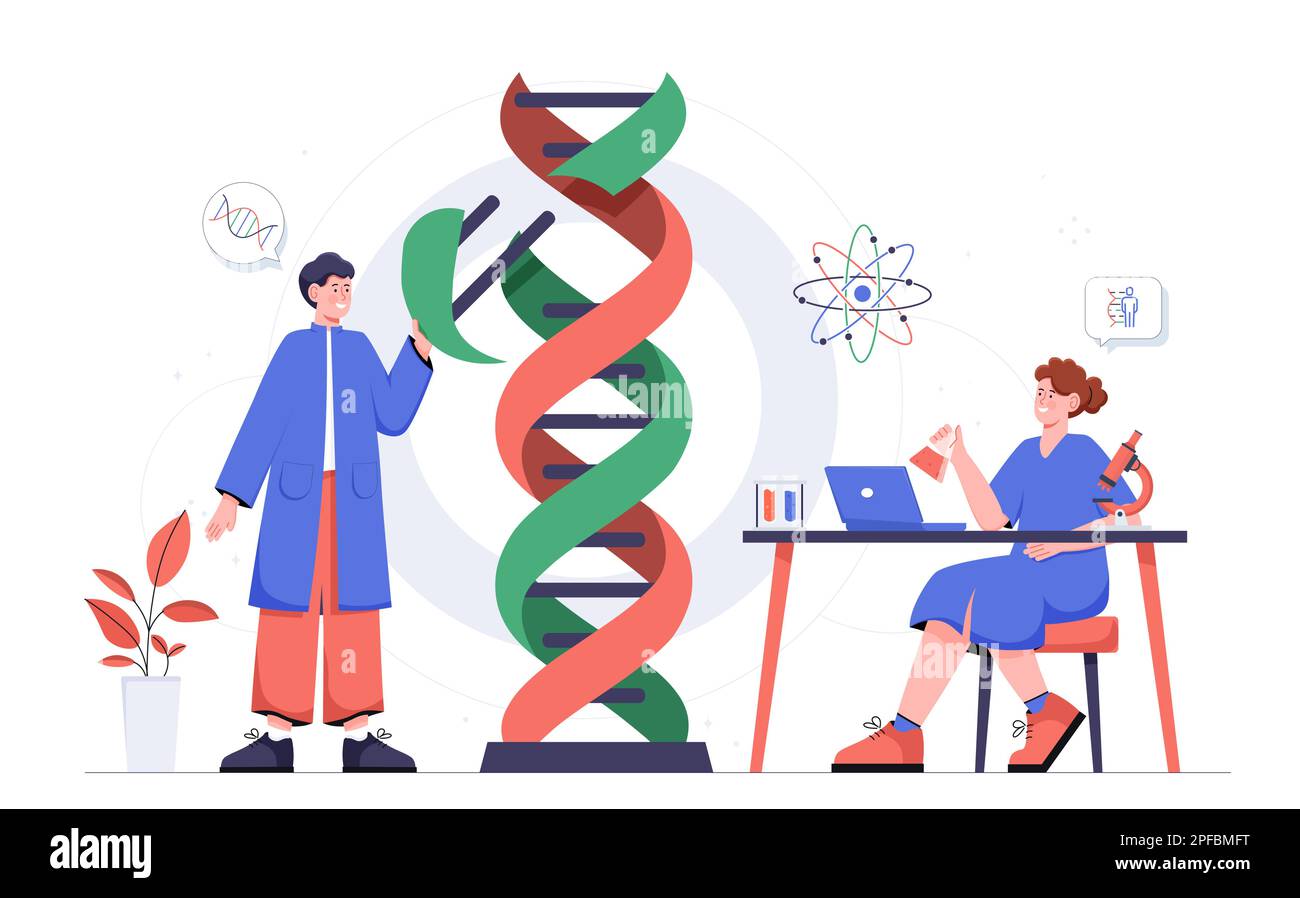 Cell researcher Stock Vector Images - Alamy