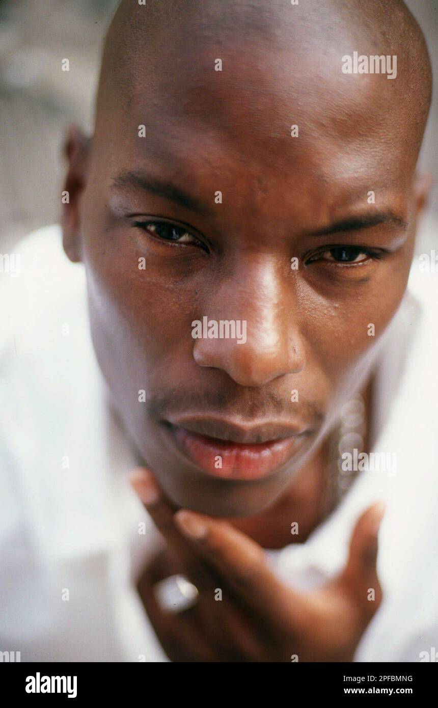 Singer, model and now movie actor Tyrese poses during the interview in ...