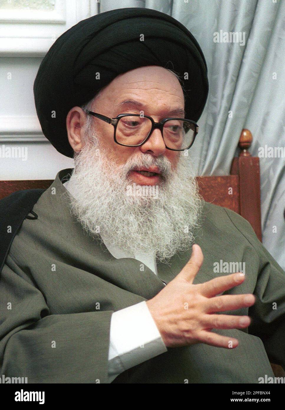 Grand Ayatollah Mohammed Hussein Fadlallah, a senior Lebanese Shiite ...