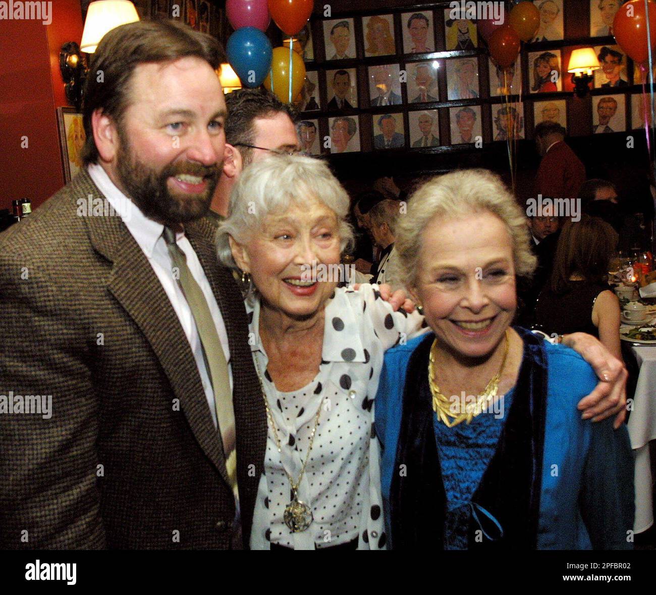 Actor John Ritter and actresses Betty Garrett, center, and Marge ...