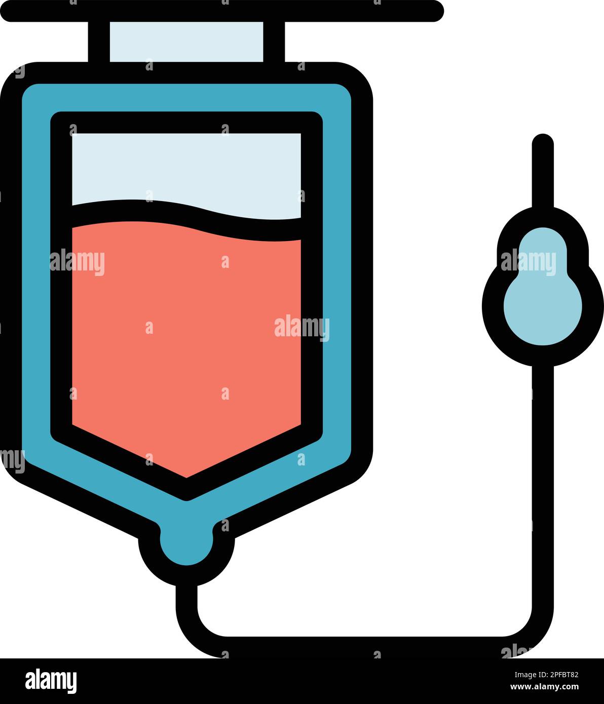 Medical dropper icon. Outline medical dropper vector icon for web ...