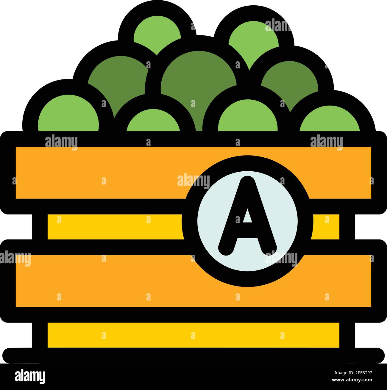 Vitamin box icon. Outline vitamin box vector icon for web design ...