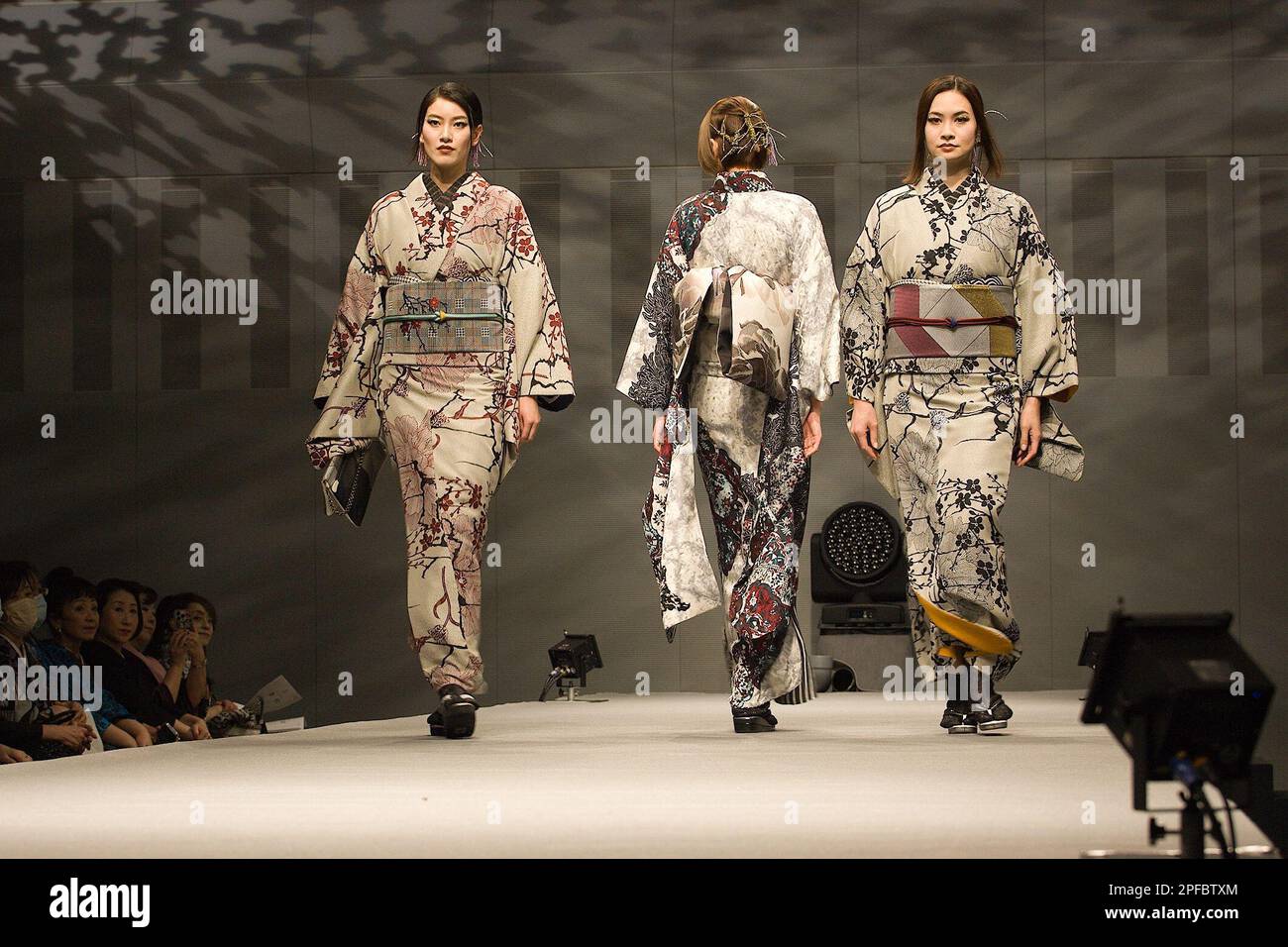 Tokyo, Japan. 16th Mar, 2023. Kimono runway model, March 16, 2023 ...