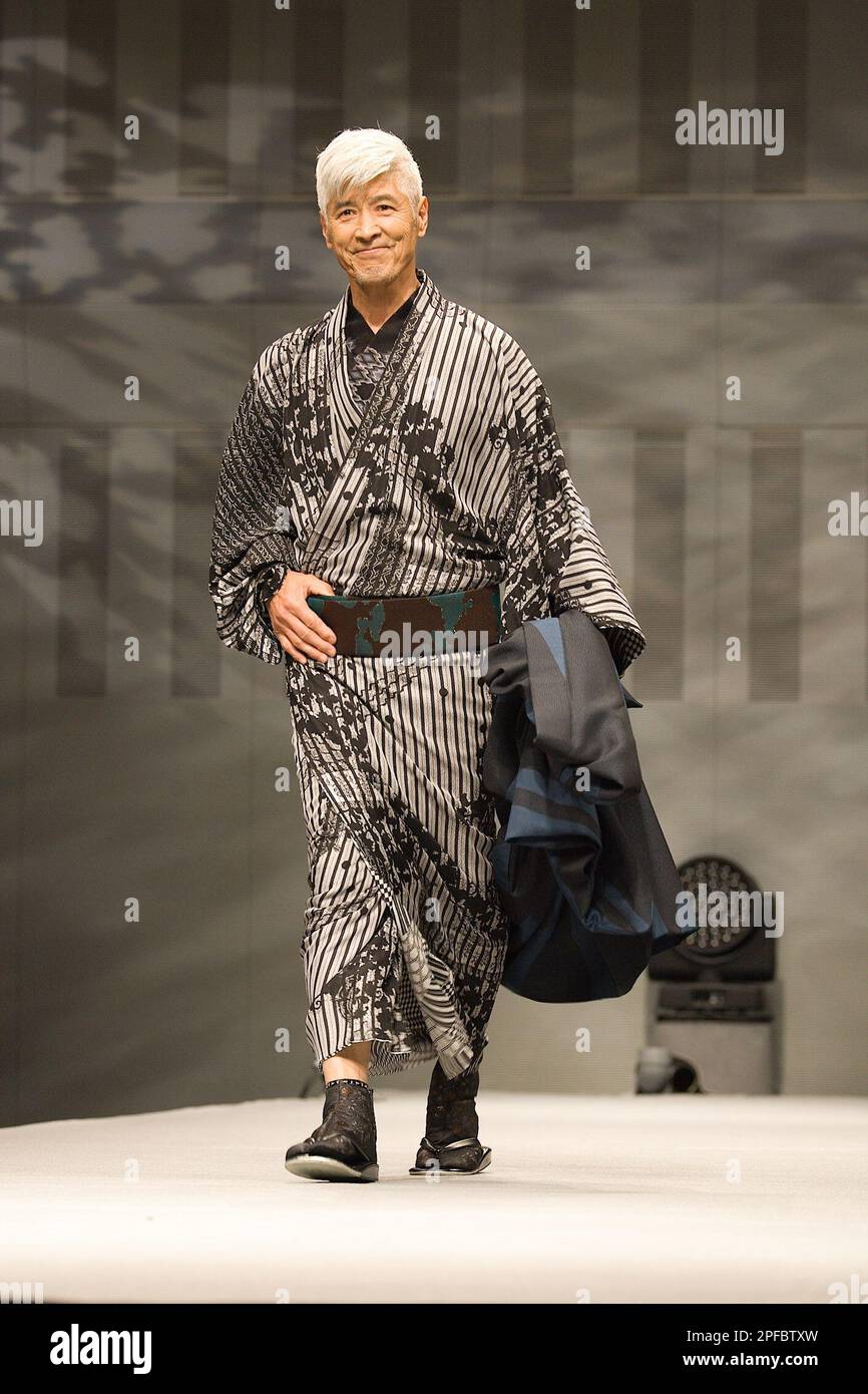 Tokyo, Japan. 16th Mar, 2023. Kimono runway model, March 16, 2023 ...